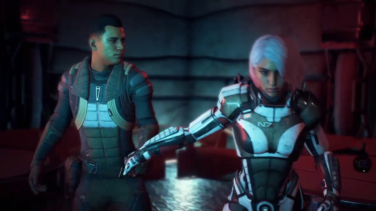 Sara Ryder & Reyes romance (2nd option) - Mass Effect: Andromeda - YouTube