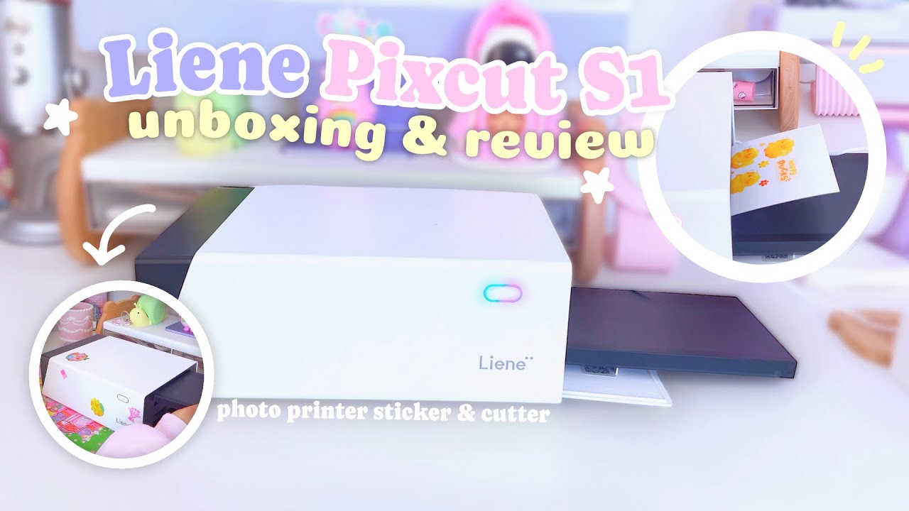Unboxing & First Impressions: Liene Pixcut S1 Photo Sticker Printer ...
