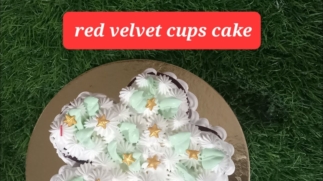 RED VELVET CUPS CAKE - YouTube
