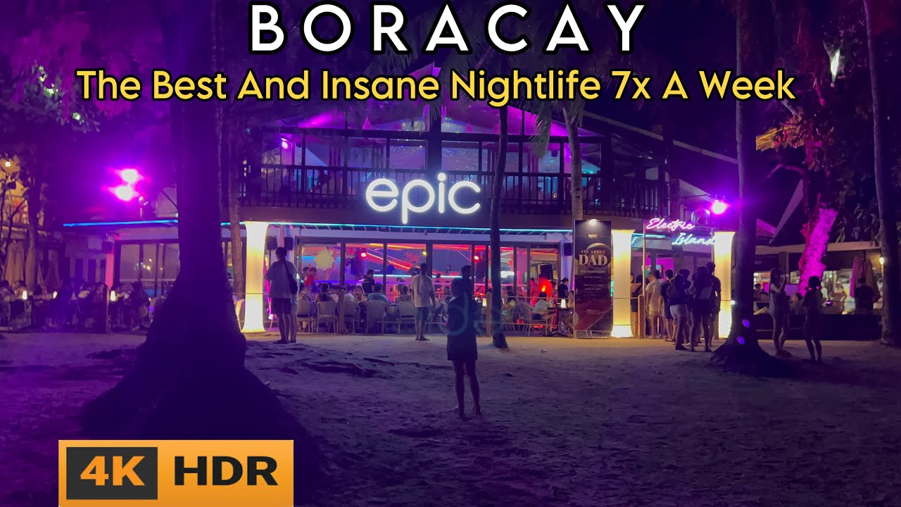 BORACAY Nightlife | Philippines | Tonight June 15 2024 | Night Scenes ...