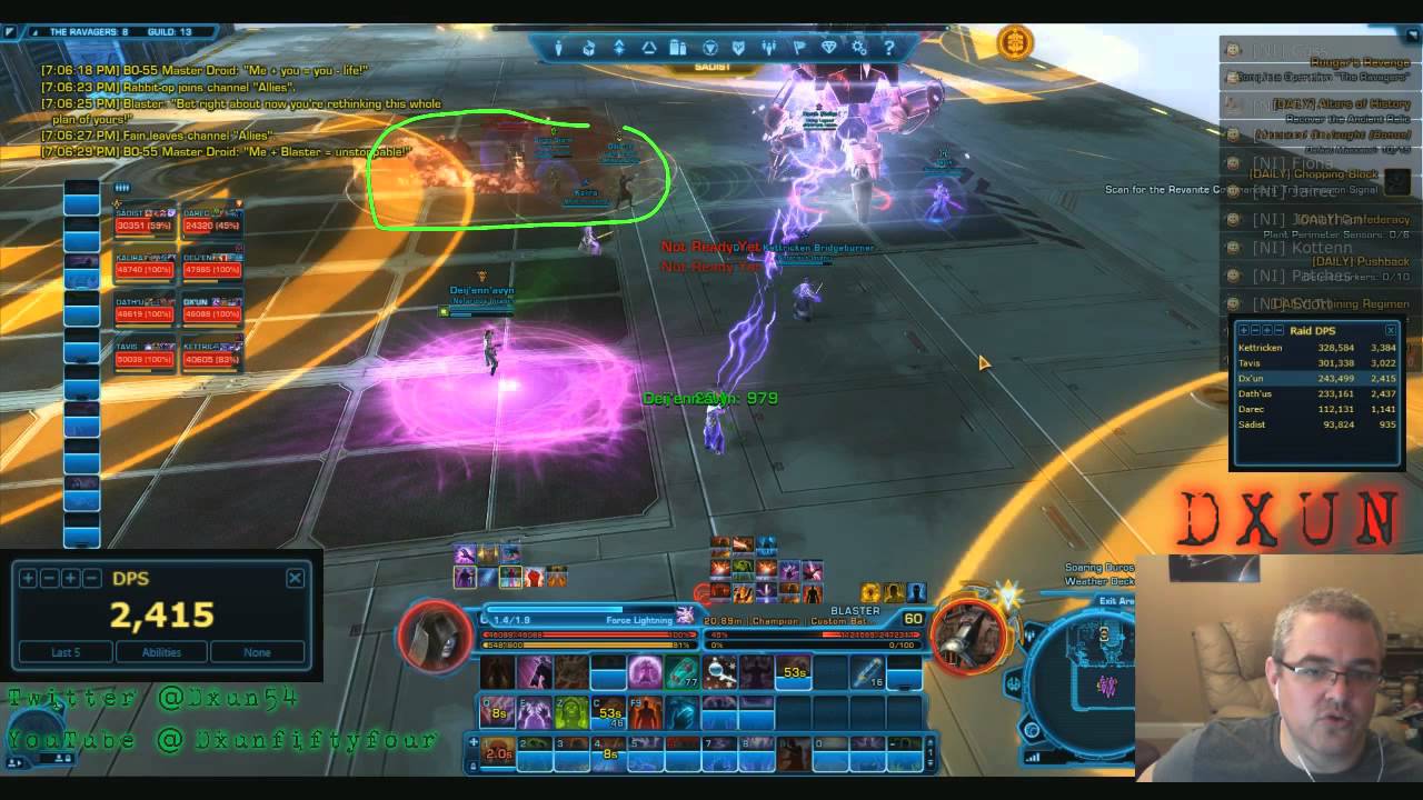 DXUN54 SWTOR Master and Blaster 8M SM - YouTube