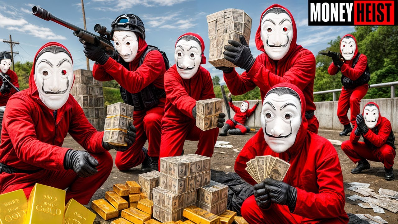PARKOUR VS MONEY HEIST! 6 | BAD GUYS: No ESCAPE,POLICE Chase Goes ...