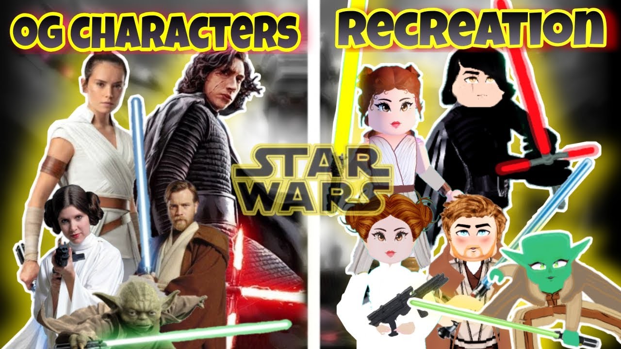 STAR WARS IN ROYALE HIGH!! RECREATING STAR WARS CHARACTERS IN ROYALE ...
