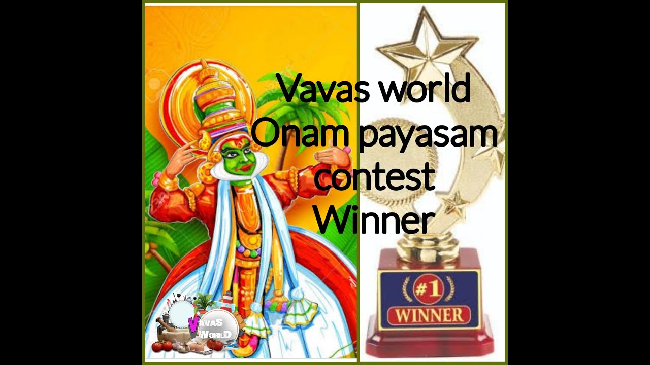 Onam payasam contest winner - YouTube