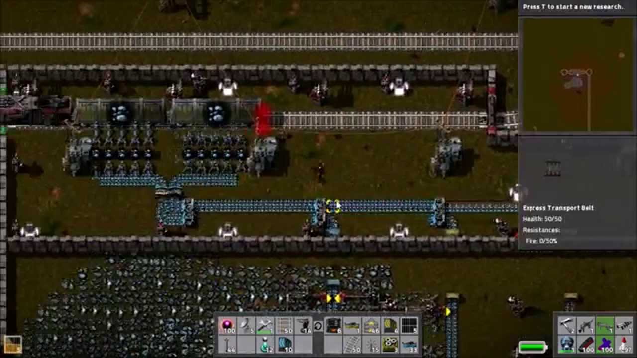 Factorio Railworld Ep#40: Laying Rails and Traintenance - YouTube