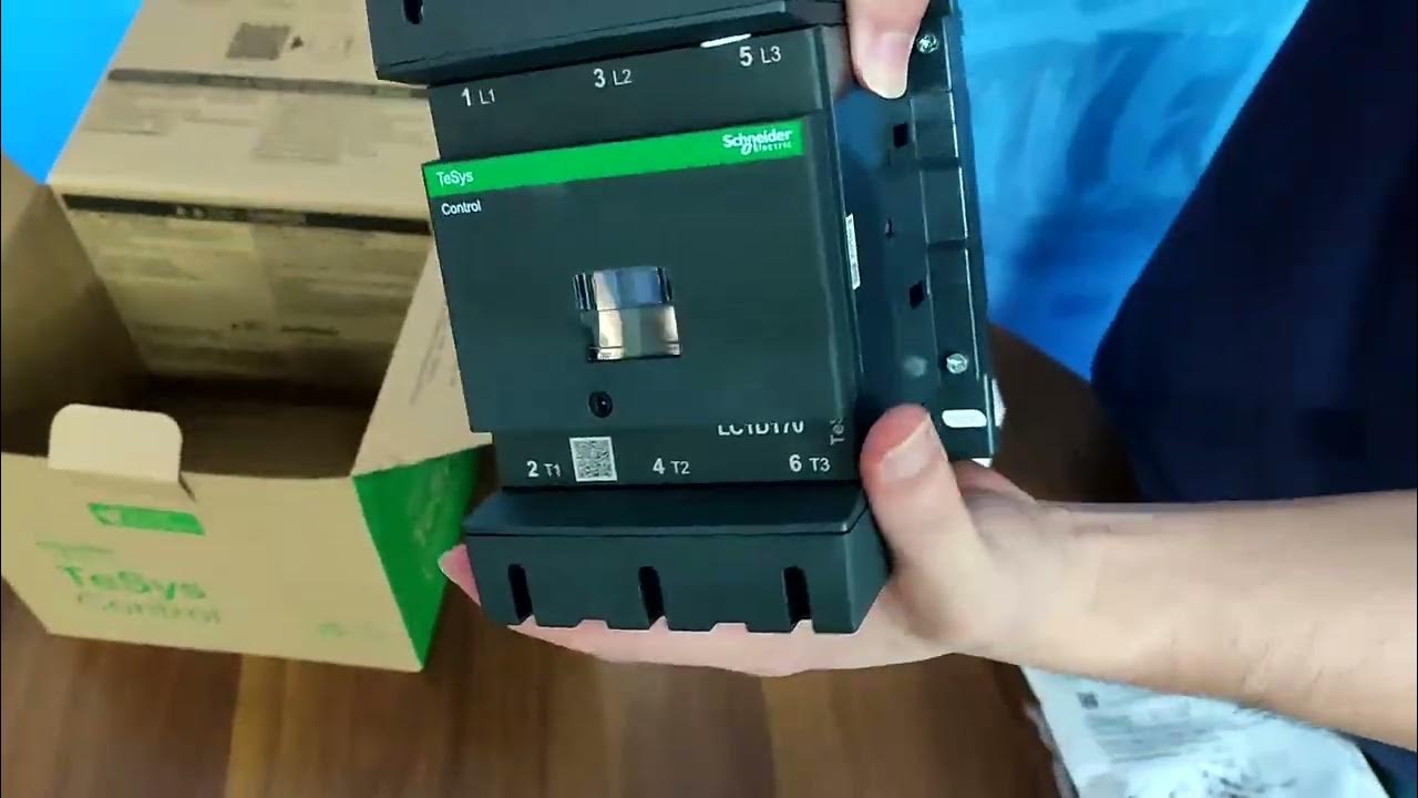 LC1D170 Schneider Contactor 110VAC LC1D17000F7 3P 170A 3NO 50/60Hz - YouTube