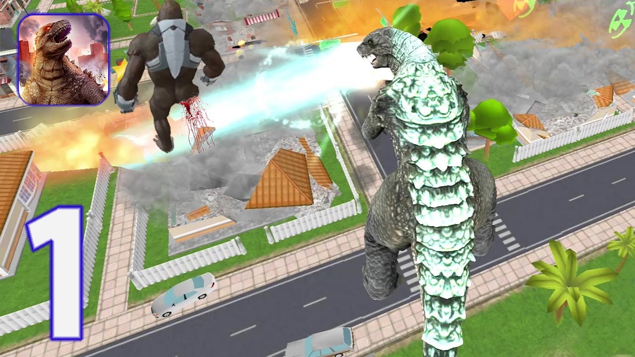 Monster evolution: Hit And Smash Android Gameplay / Dinosaur Smash ...