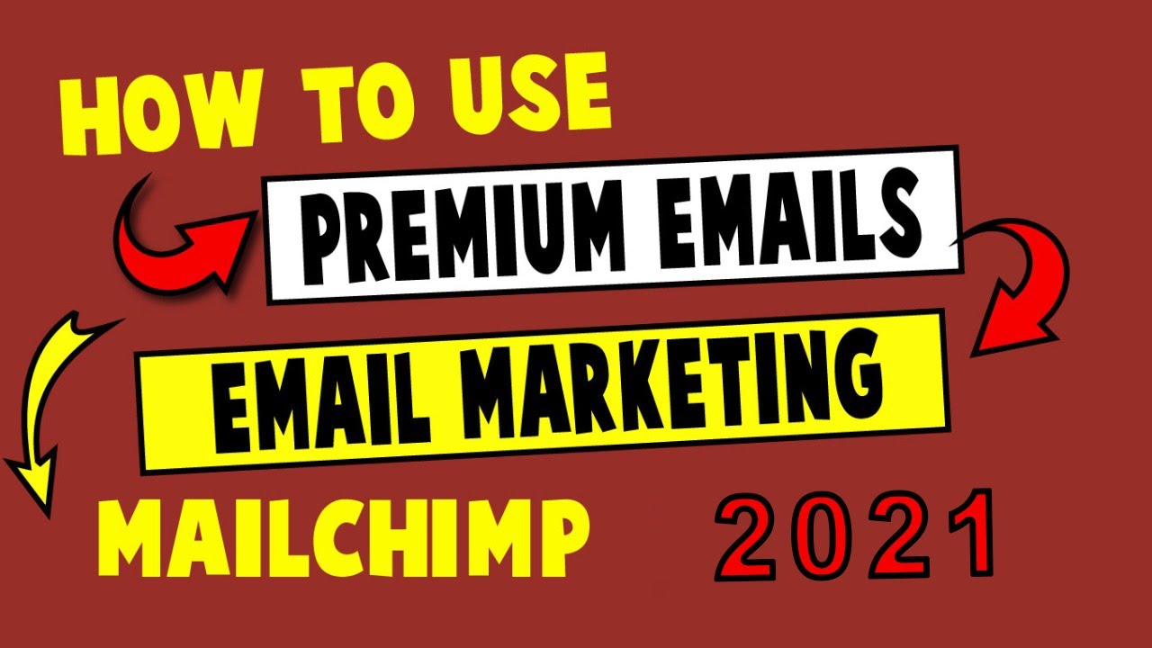 How to Use Premium Emails For Email Marketing Through Mailchimp In 2022 ...