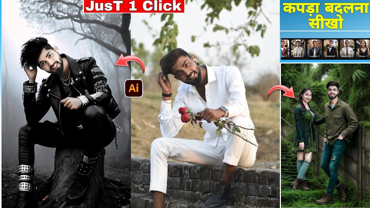 Photo ka dress change kare | AI Best Photo Editing 2024 | New Aap Creati ai Photo Editing ak ...