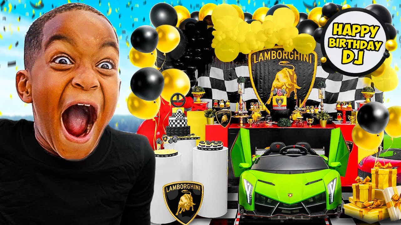 DJ's 7TH BIRTHDAY PARTY - YouTube