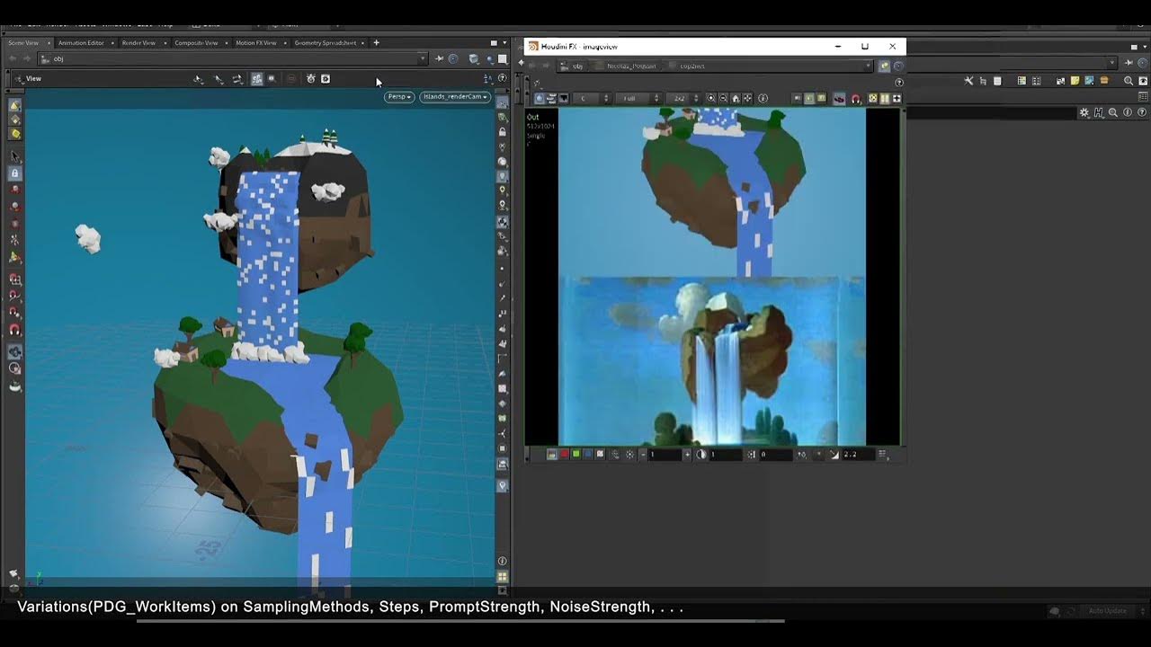 Stable Diffusion in Houdini - WIP - 01 - YouTube