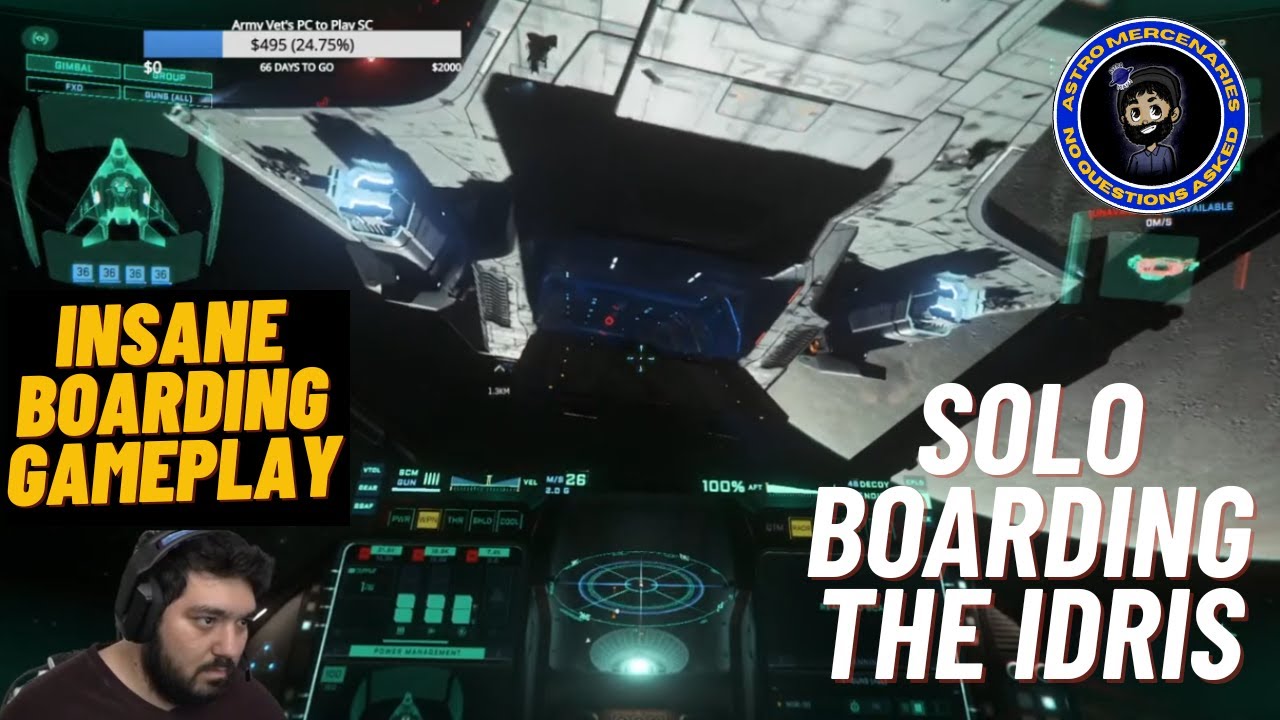 Greatest Solo Idris Boarding Ever | Astro Saves Stanton | Star Citizen ...