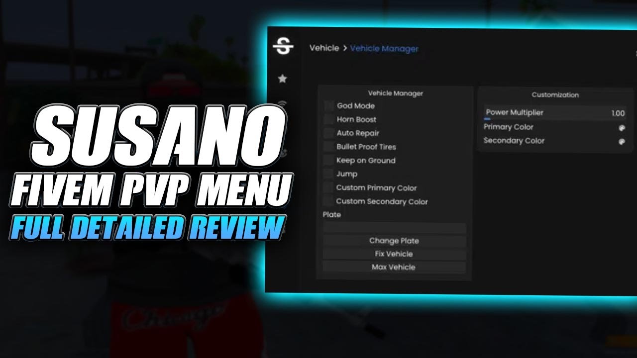 Susano FiveM PvP Menu (Full Detailed Review) - YouTube