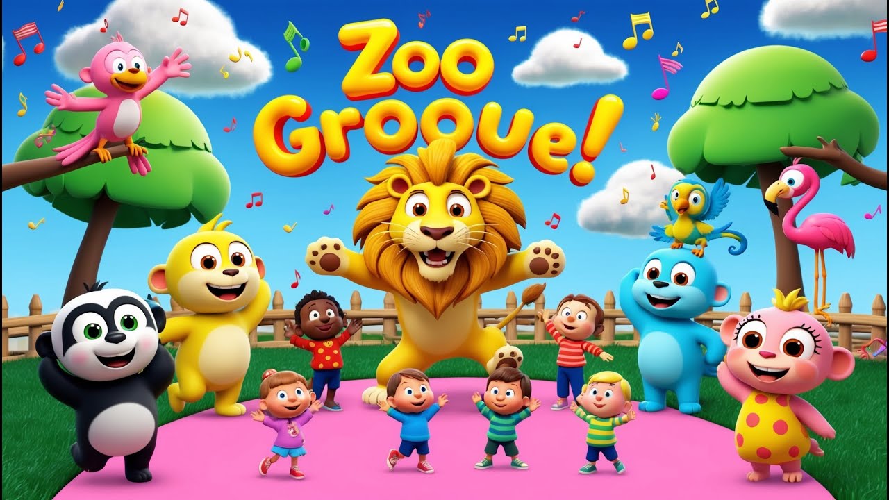 Colors of the World – Learn Animals: Zoo Groove! 🦁🐘🐧 | Fun Kids Song ...