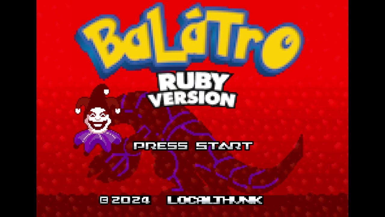 Balatro's Main Theme but it's in the Pokémon Gen 3 Soundfont - YouTube