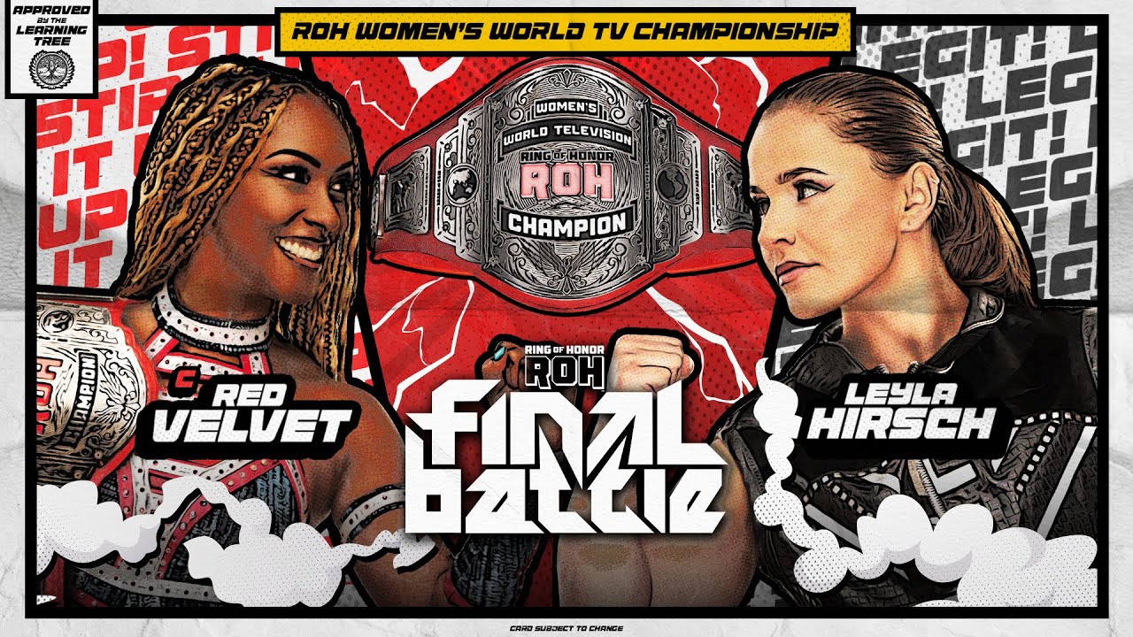 Leyla Hirsch & Red Velvet CLASH at #ROHFinalBattle! | #ROH TV 11/28/24 ...