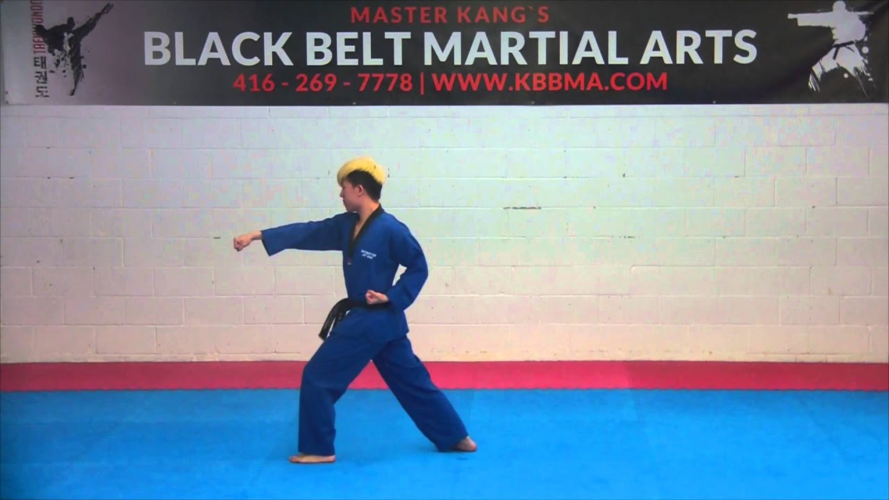 3rd Dan Black Belt Poomsae -Taebaek- Taekwondo - YouTube