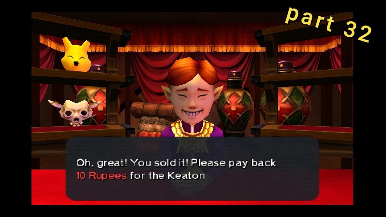 Happy mask trading quest Ocarina of time 3d part 32 - YouTube