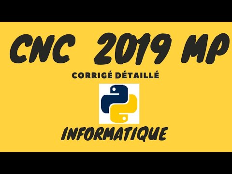 CNC MP 2019 - Corrigé complet