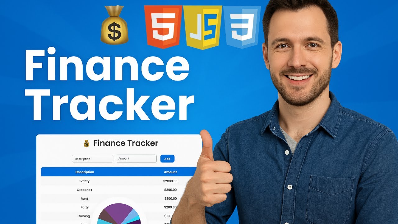 Create Your Own Finance Tracker | Budget Planner for Beginners | HTML ...