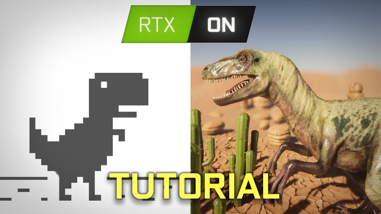 Chrome T-rex, but Ray Tracing is ON (Tutorial) - YouTube