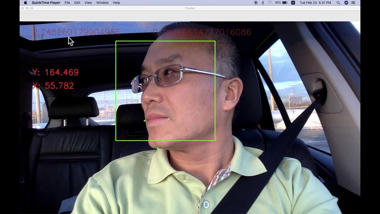 Drowsiness + Head-pose detection with OpenCV in Python - YouTube