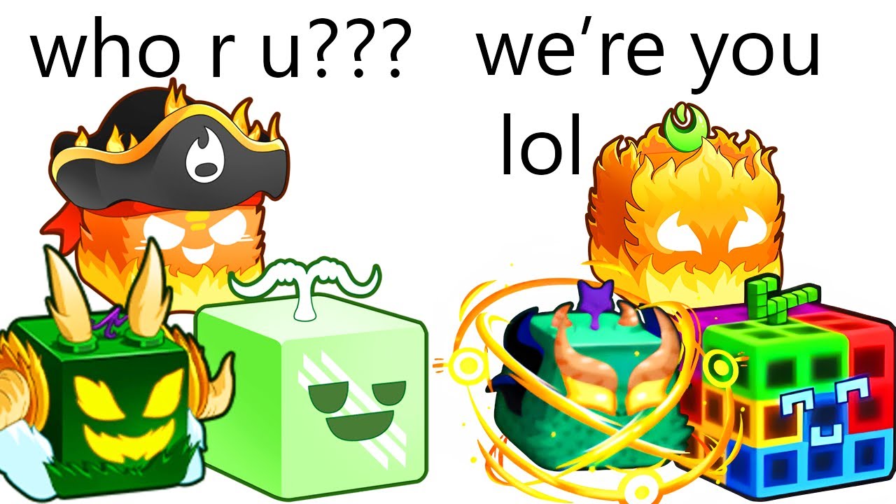 EVERY Blox Fruit Meets its OLD Version... (Meme) - YouTube