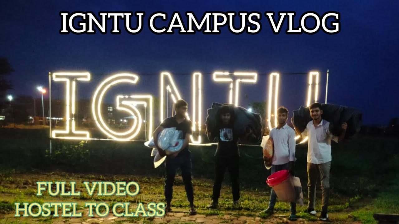 IGNTU Vlogs 😍 Indira Gandhi National Tribal University Amarkantak ...