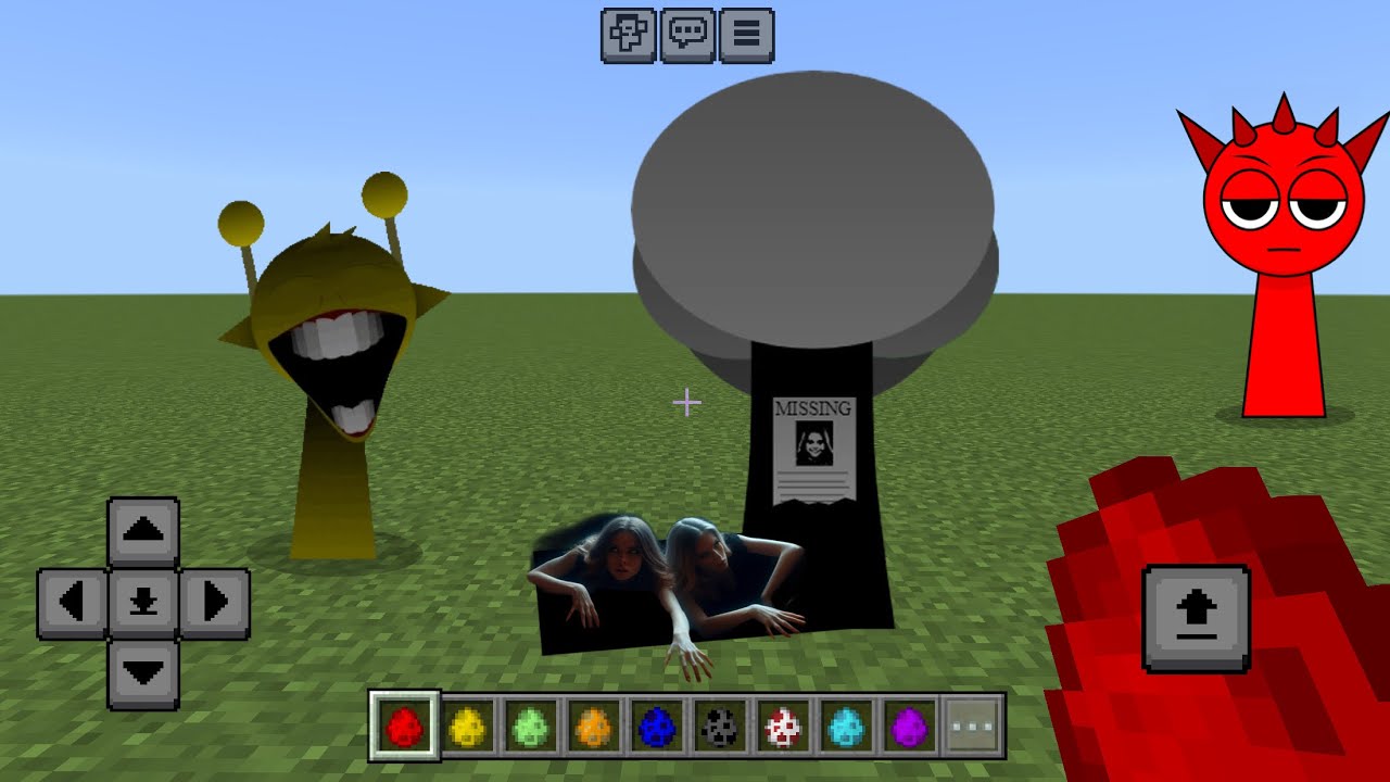 Sprunki Real Life vs Sprunki Minecraft MOD in Minecraft PE - YouTube