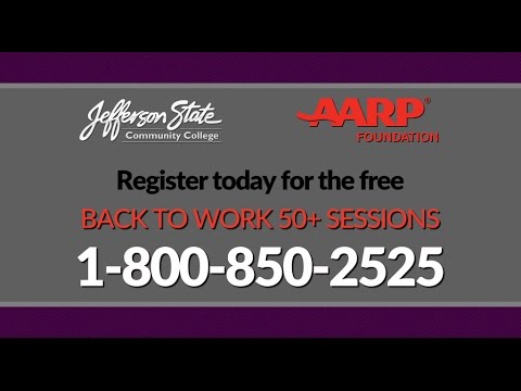 AARP 50 Plus Back to Work Training - YouTube