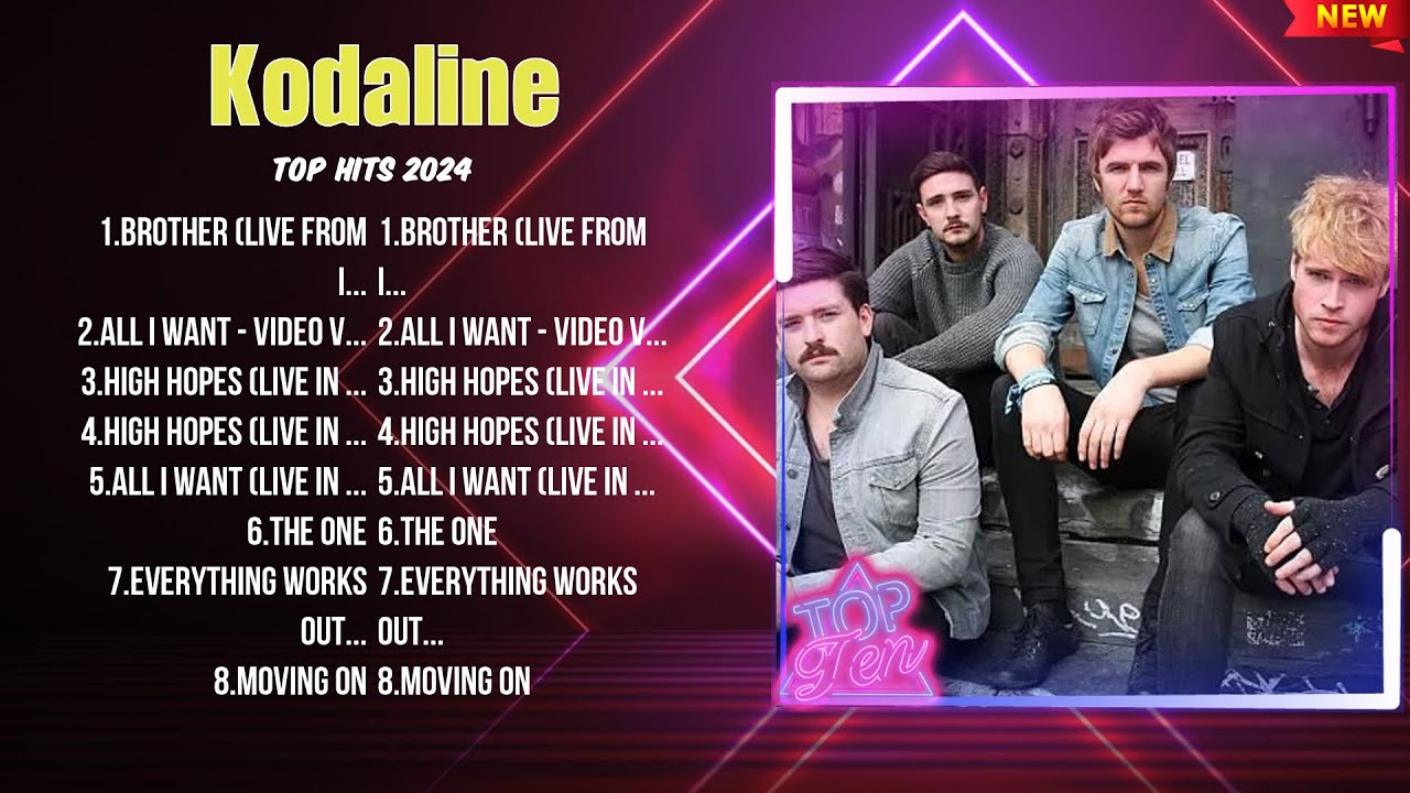 Kodaline Greatest Hits Full Album ️ Full Album ️ Top 10 Hits of All ...