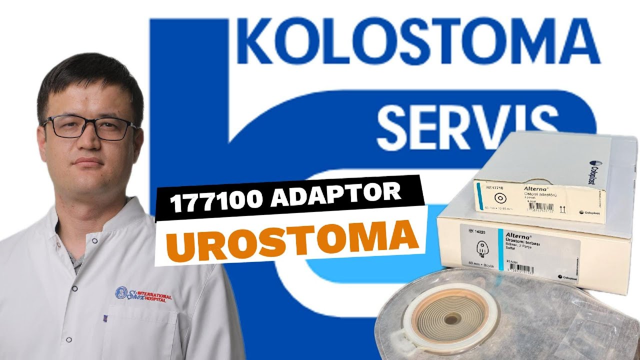 Urostoma parvarishi Coloplast 177100 adaptor va 14229 qopchasi #ташкент ...