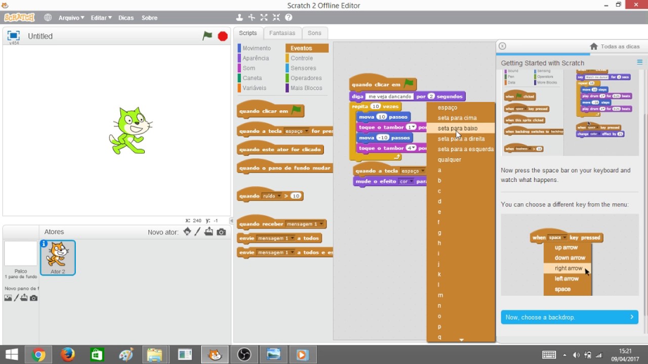 Scratch para brasileiros(as) - Dica 1: "Começando com Scratch" - YouTube