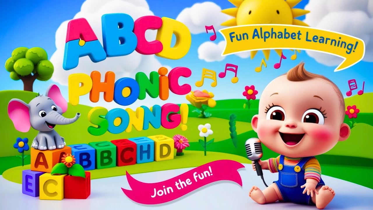 ABCD Phonic Song for Kindergarten 🎶 | Alphabet Learning for Kids ...