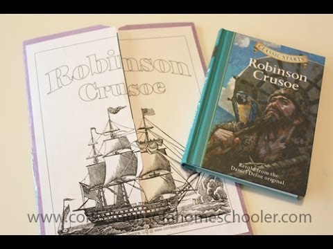 Robinson Crusoe Unit Study & Lapbook - YouTube