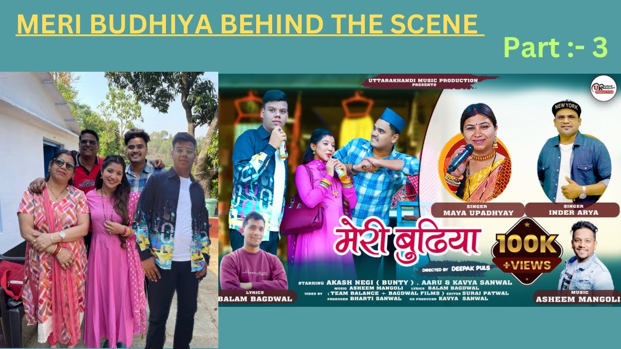 Meri Budiya Behind The Scene Part :- 3 📷🎥🎬 ️🥰 | #meribudhiya #inderarya ...
