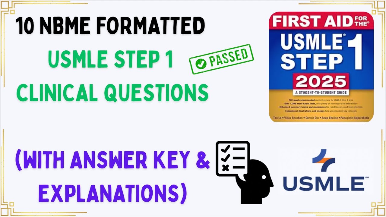 10 High-Yield NBME-Style Clinical Questions with Answers & Explanations ...