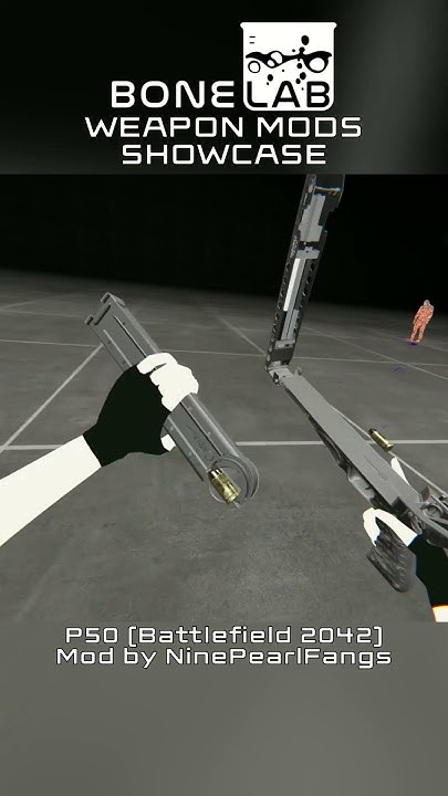 Bonelab Weapon Mod Showcase #shorts - P50 - YouTube