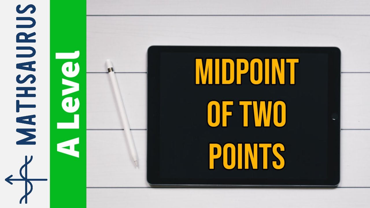 Midpoint of two points GCSE IGCSE AS Maths - YouTube