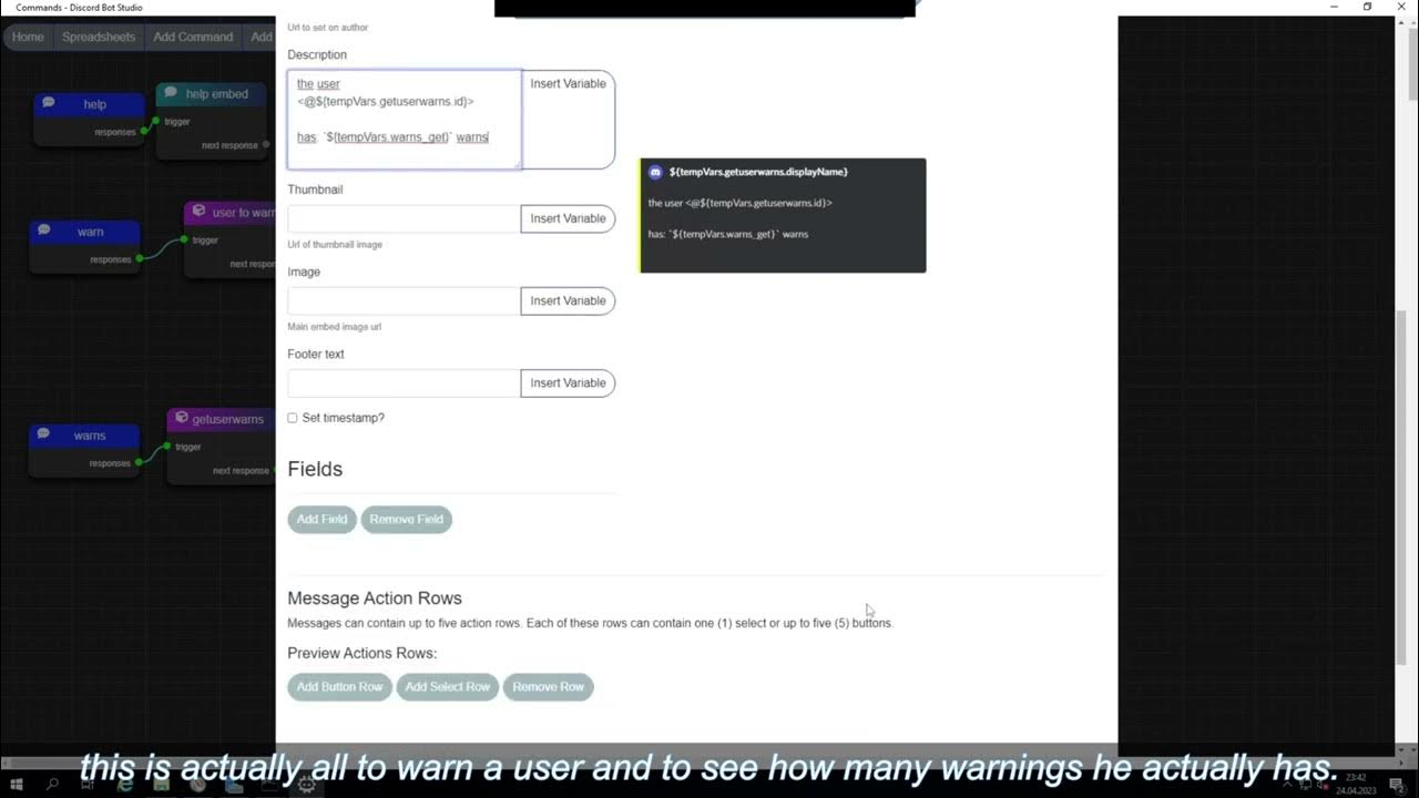 dbs tutorial 2 WARN COMMAND - YouTube