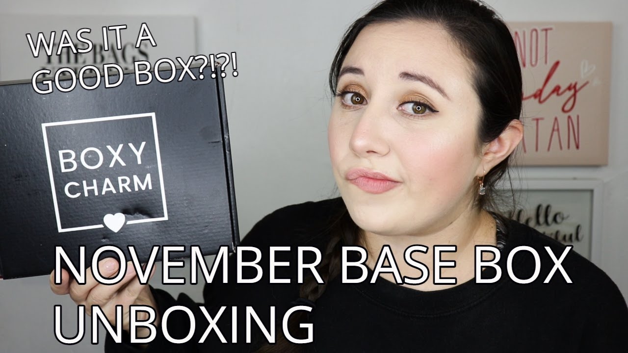 November Boxycharm Base Box Unboxing 2022 - YouTube