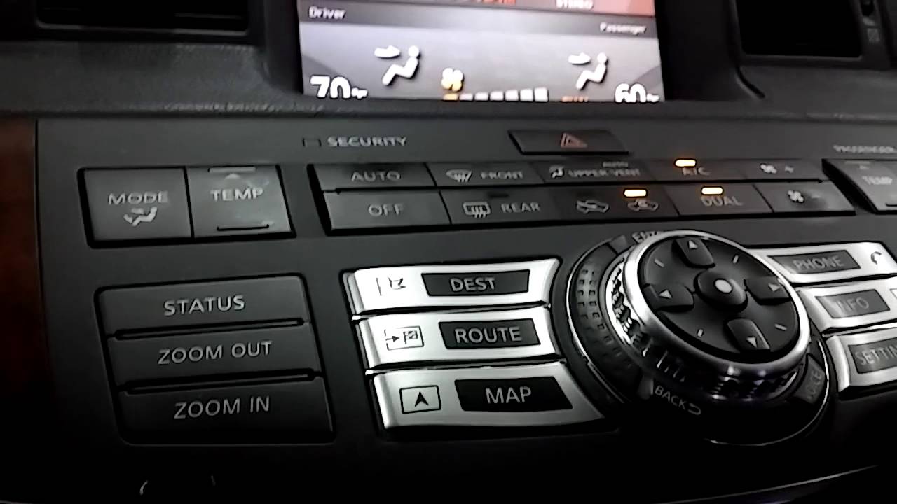 2008 Infiniti M35 oil light reset service reminder reset - YouTube