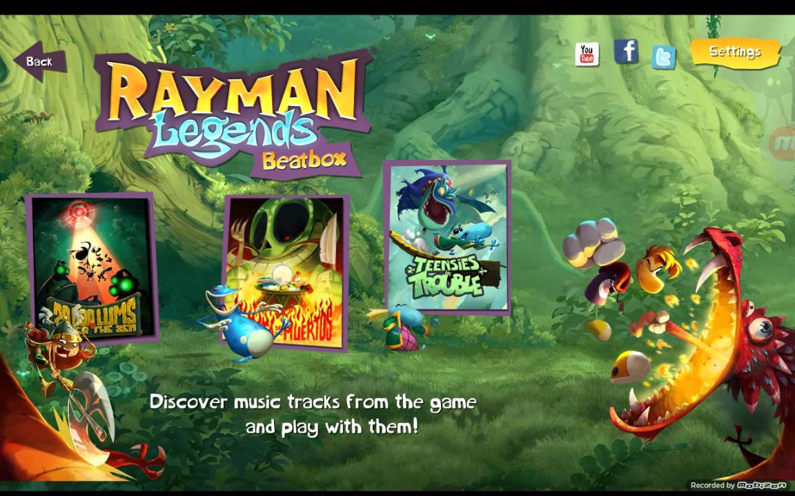 The rayman legend beatbox gameplay - YouTube