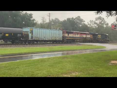 BC Rail 4619 Trailing On Ethanol Train through Folkston, GA - YouTube