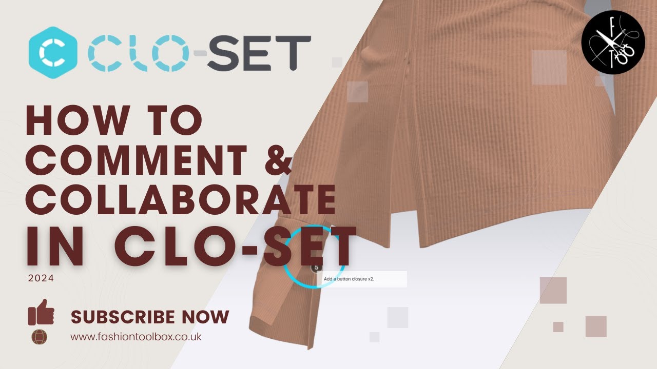 How to Comment & Collaborate in CLO-SET - YouTube