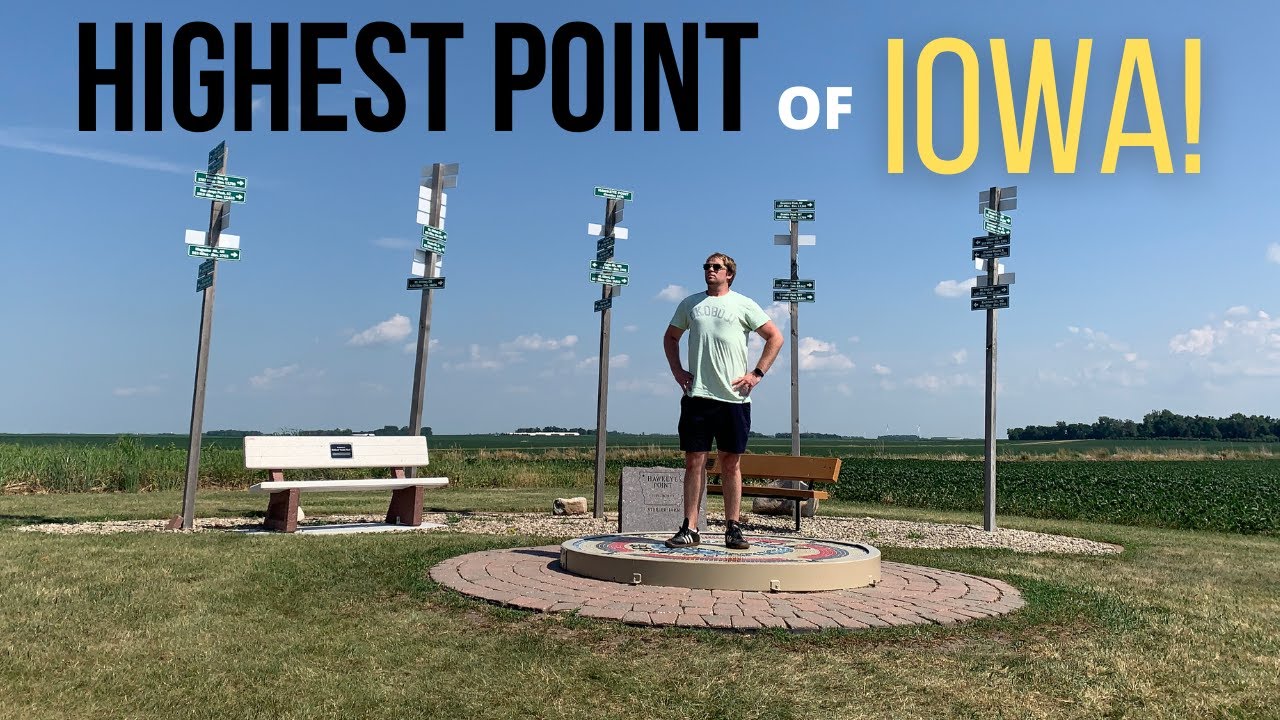 Hawkeye Point - Highest Point of Iowa! - YouTube
