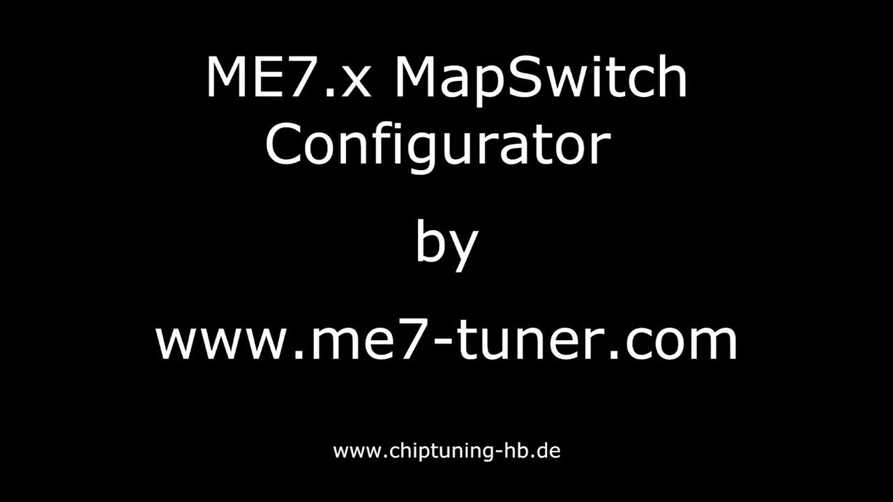 [ME7.x] MapSwitch Generator-Tool - (me7-tuner.com) - YouTube