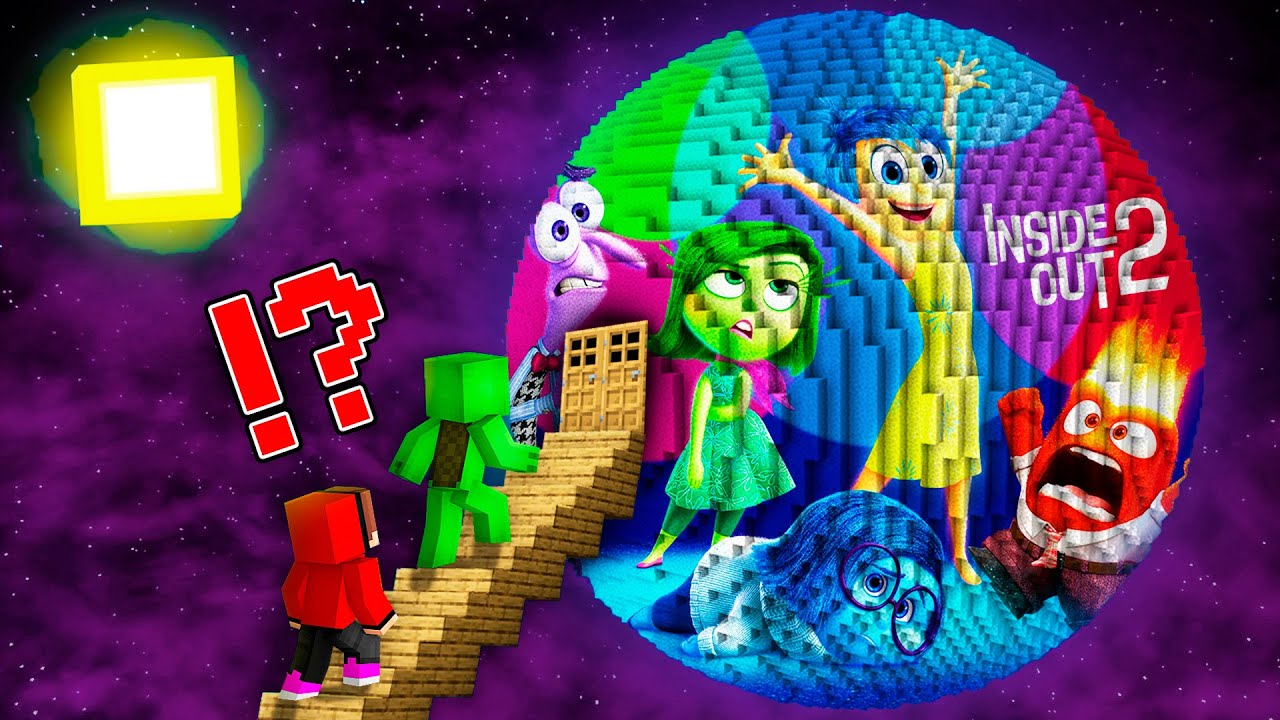 JJ and Mikey Found Road To INSIDE OUT 2 PLANET in Minecraft Maizen ...