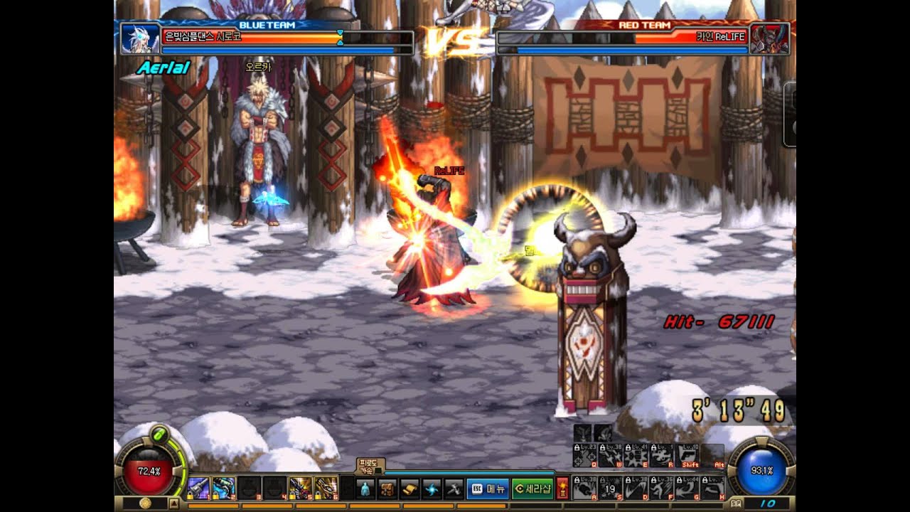 [DNF/DFO(KR)]Female Ranger vs Crusader PvP / 던파 크림슨로제vs세인트 - YouTube