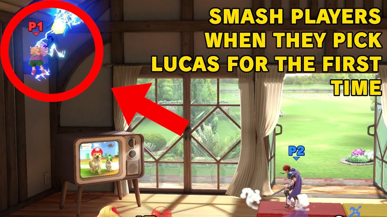 SMASH PLAYERS WHEN THEY PICK LUCAS FOR THE FIRST TIME | [Smash Ultimate ...